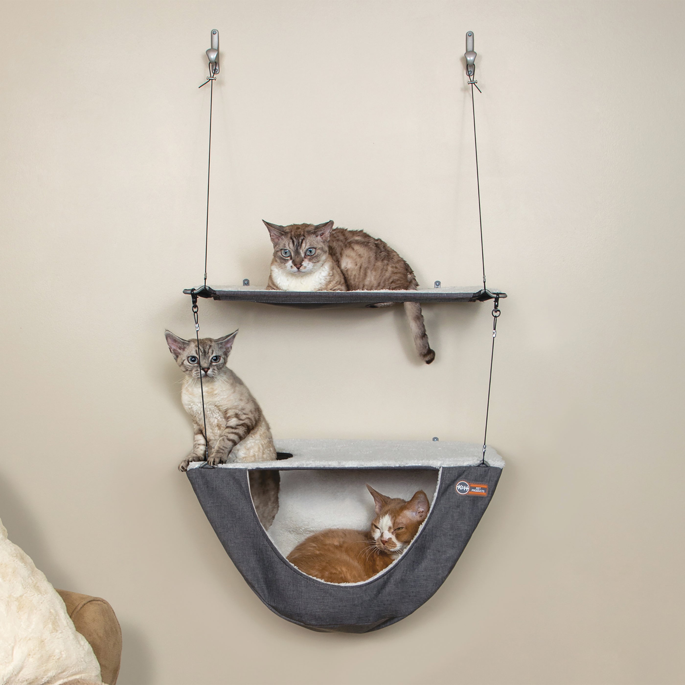 K&H Wall Mount Cat Shelf & Cat Hammock — K&H Pet Products
