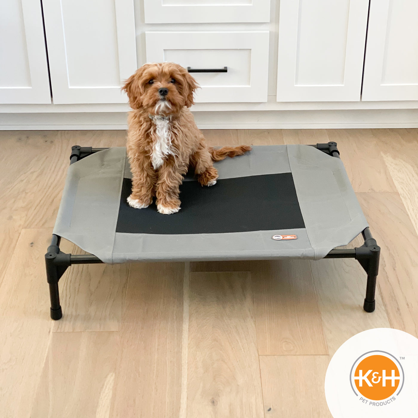 K&H Pet Products Original Pet Cot - Raised, Mesh Cooling Dog Bed