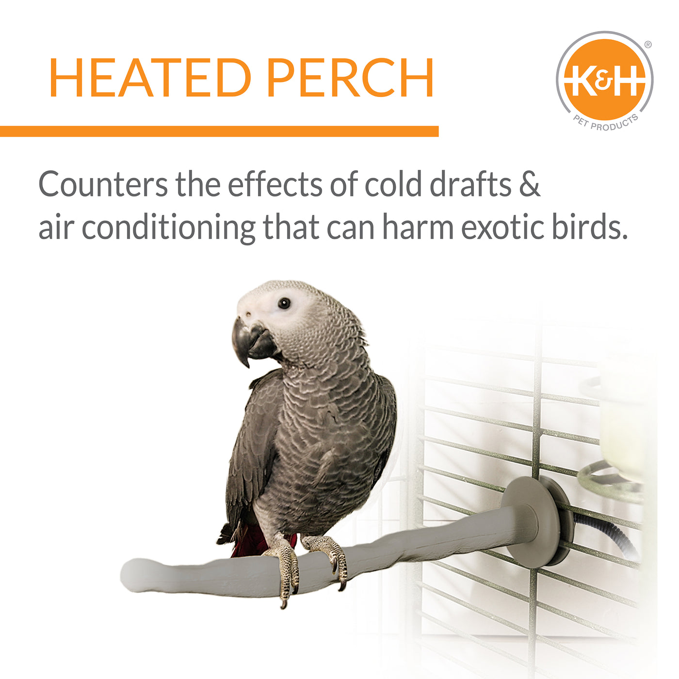 K&H Thermo-Perch Heated Bird Perch — K&H Pet Products